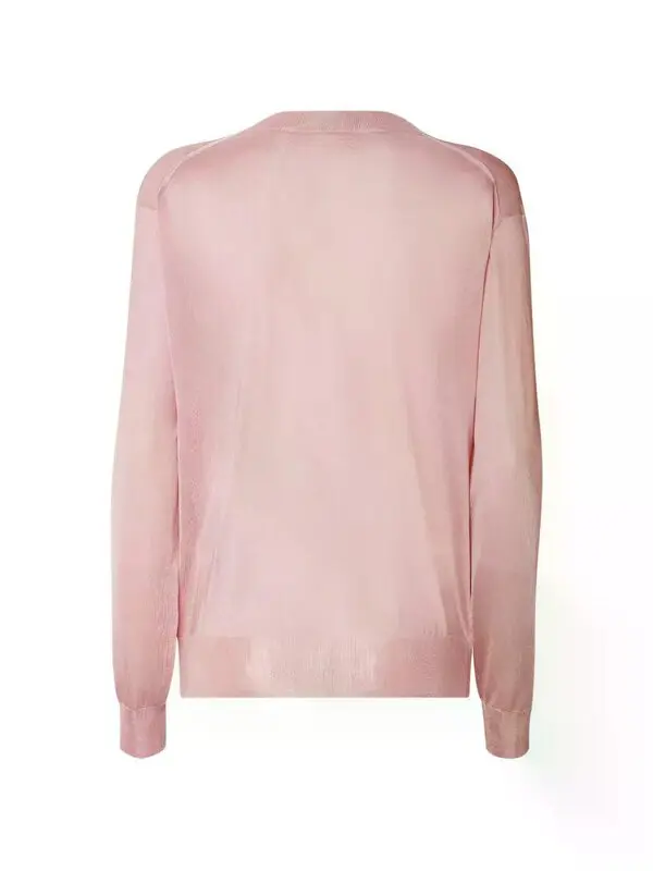 Fendi V-neck Stretch Sweater
