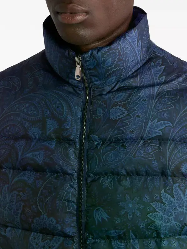 Etro Paisley Padded Gilet