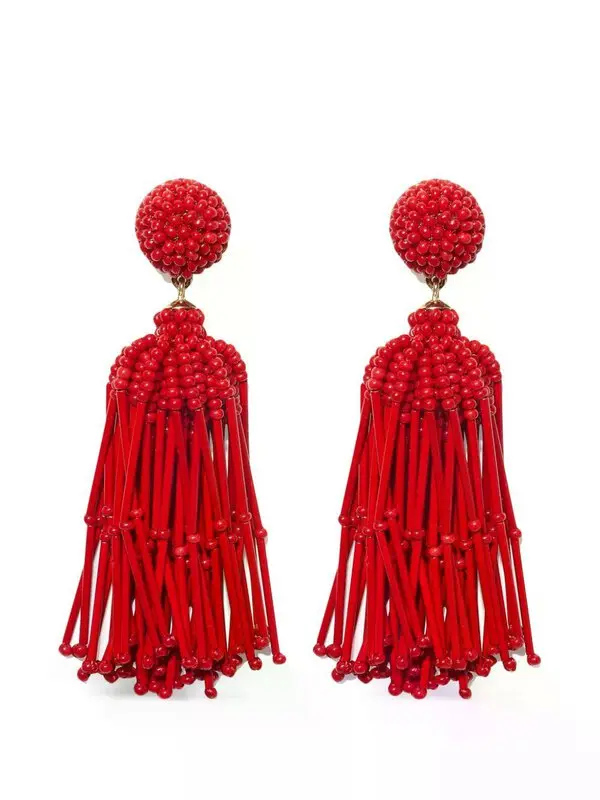 Carolina Herrera Tassel Earrings - Gold