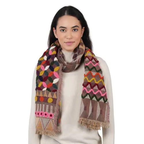 Vismaya Colorfield Woven Scarf