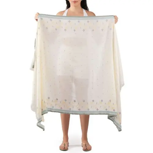 Vismaya Florette Woven Cotton Scarf