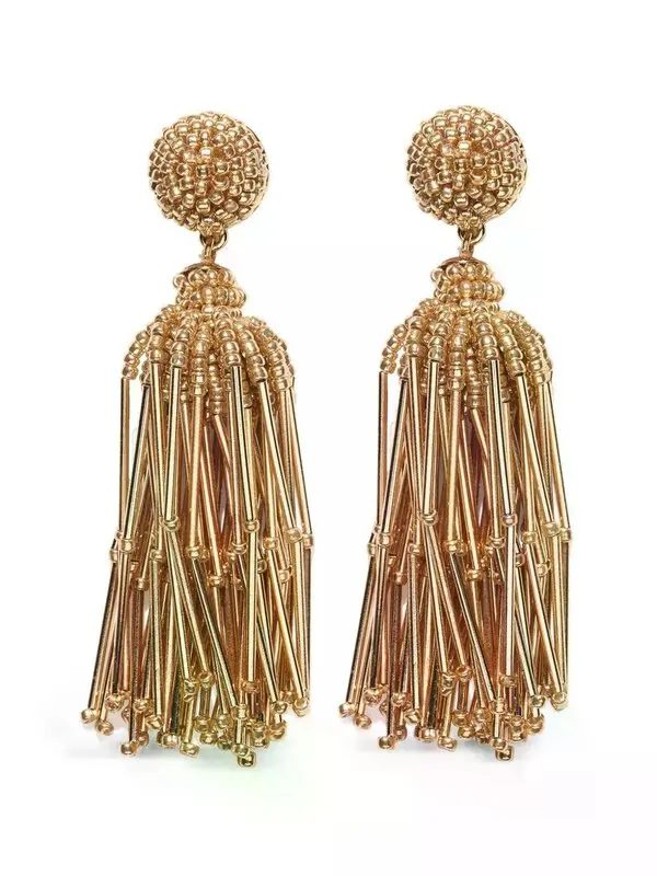 Carolina Herrera Tassel Earrings - Gold