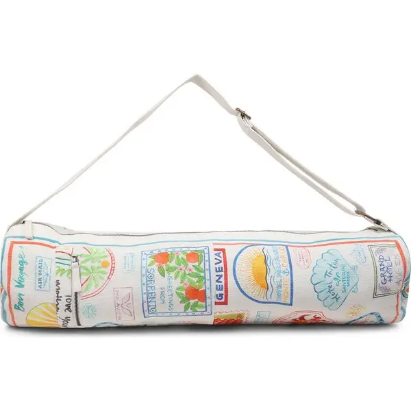 Vismaya Bon Voyage Yoga Mat Bag - White Dove