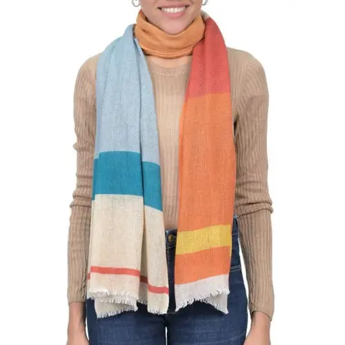 Vismaya Boundless Colorblock Scarf
