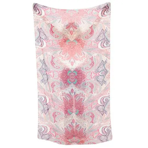 Vismaya Paisley Fringe Georgette Scarf