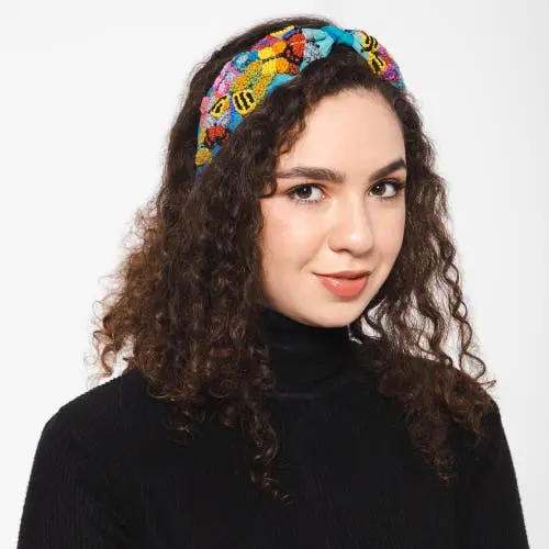 Vismaya Butterfly Embroidered Headband