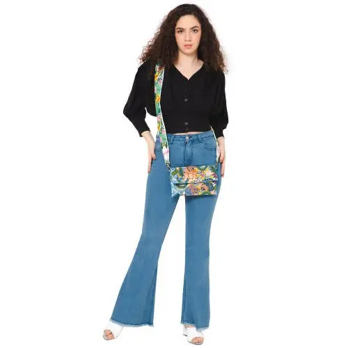 Vismaya Botanical Embroidered Strap