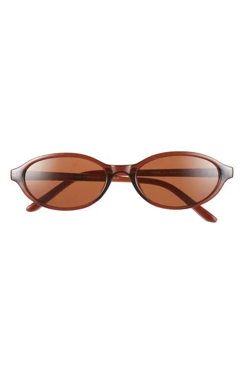 Bp. Oval Sunglasses - Clear Brown