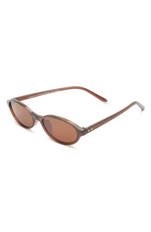 Bp. Oval Sunglasses - Clear Brown