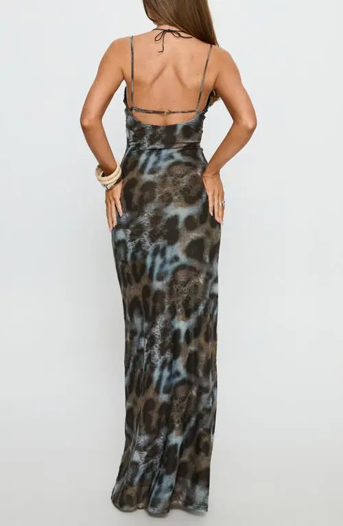 Princess Polly Printed Sleeveless Maxi Dress