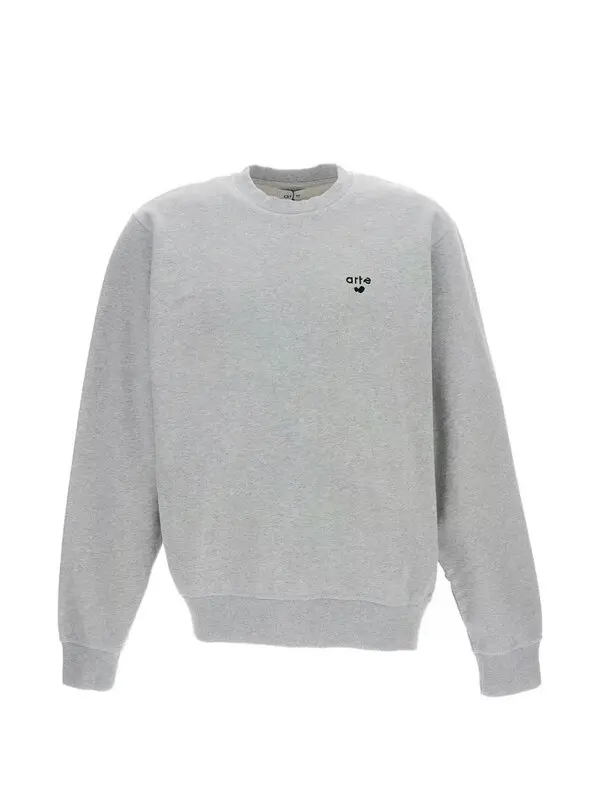 ARTE ANTWERP Embroidered-logo Sweatshirt - Grey