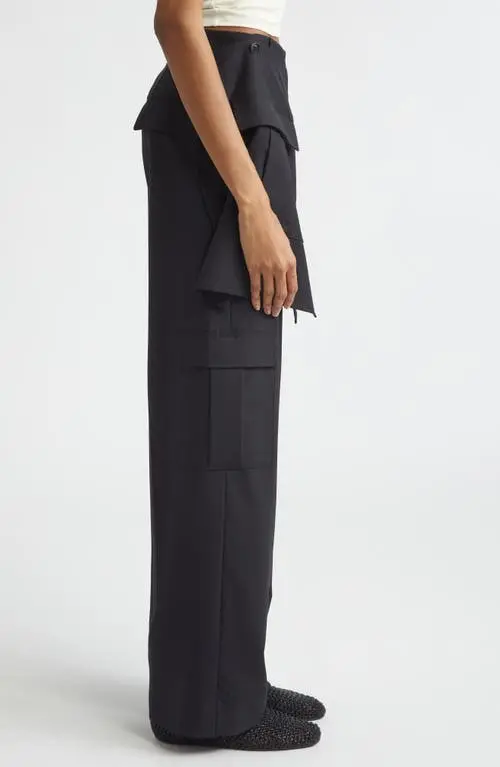 EENK Convertible Panel Wool Blend Cargo Pants