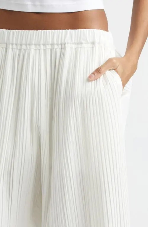EENK Pleated Straight Leg Trousers