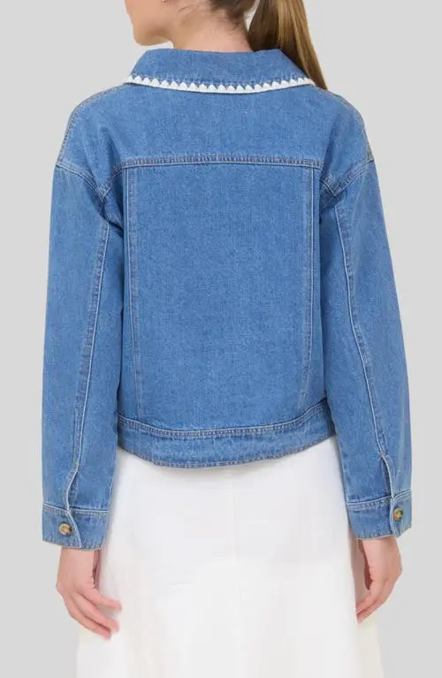 ZOE AND CLAIRE Jacket With Embroidery