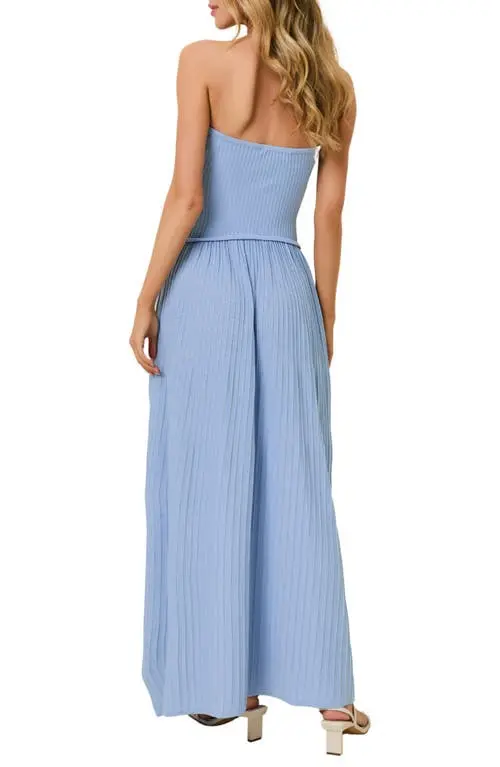 Solid & Striped Soglio Strapless Rib Maxi Dress
