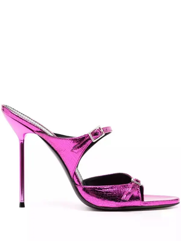Paris Texas Layla 105mm Metallic Sandals