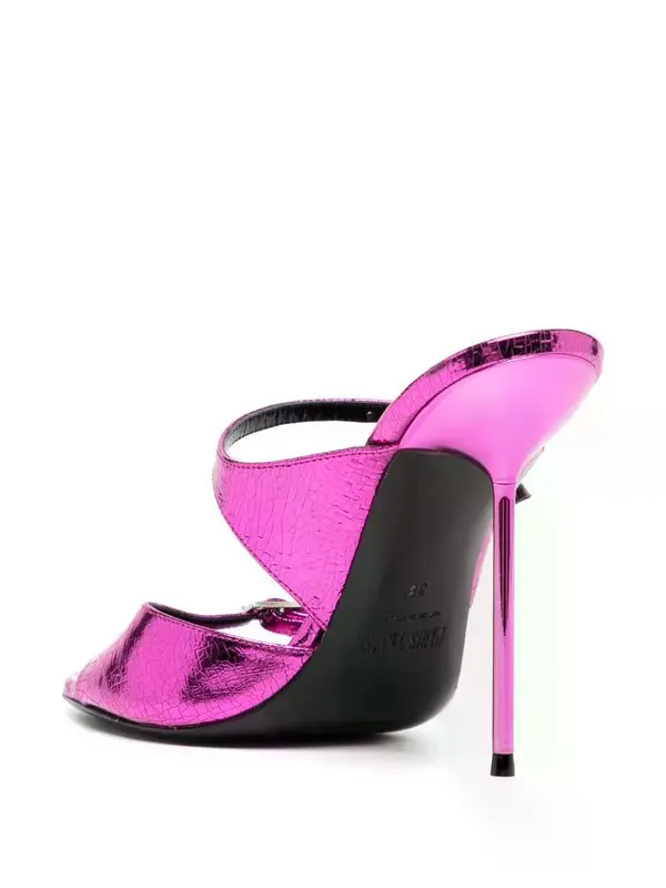 Paris Texas Layla 105mm Metallic Sandals
