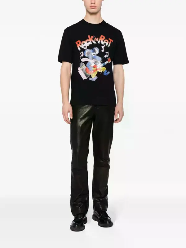 Moschino Graphic-print Organic Cotton T-shirt