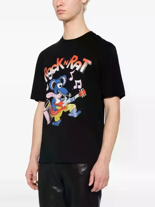 Moschino Graphic-print Organic Cotton T-shirt