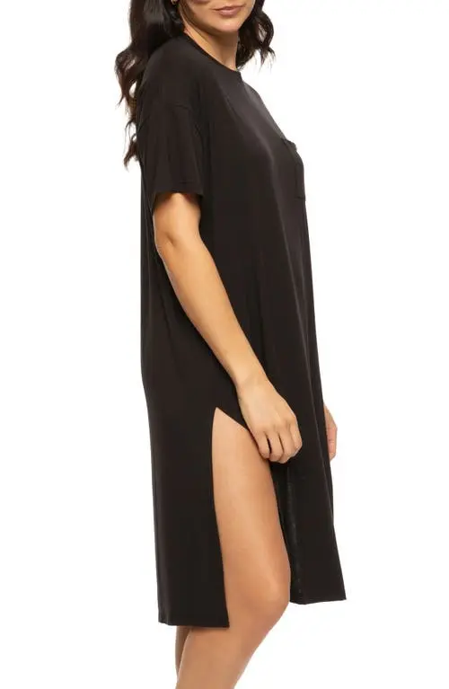 Felina Lena Sleep Shirt - Black