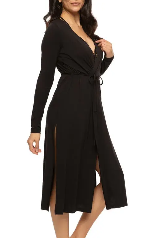 Felina Lena Robe - Black