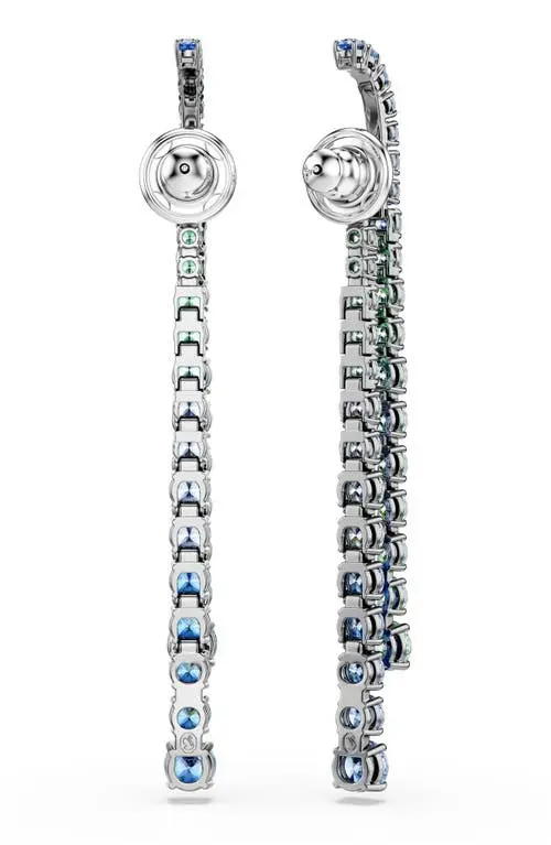 SWAROVSKI Matrix Crystal Linear Drop Earrings