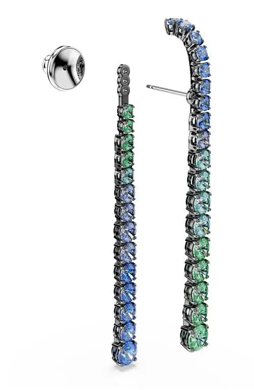 SWAROVSKI Matrix Crystal Linear Drop Earrings