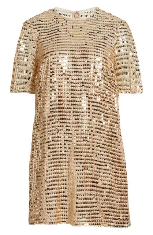 Saylor Stara Sequin Cocktail Shift Minidress