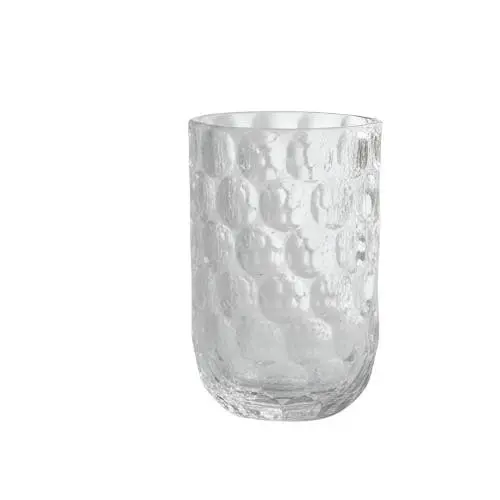 FORM & SEEK Op-ject Vase Dots - Clear