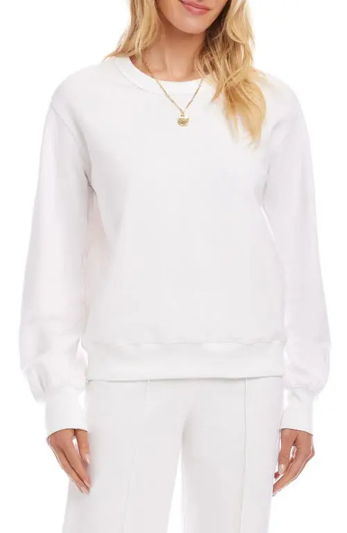 Karen Kane Rib Trim Sweatshirt