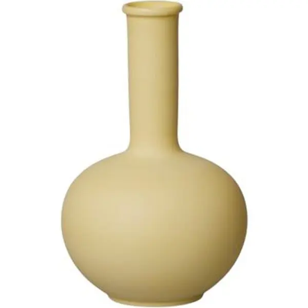 MIDDLE KINGDOM Matte Porcelain Mini Beauty Vase - Butter