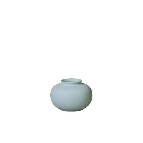 MIDDLE KINGDOM Matte Porcelain Mini Apple Vase - Mint