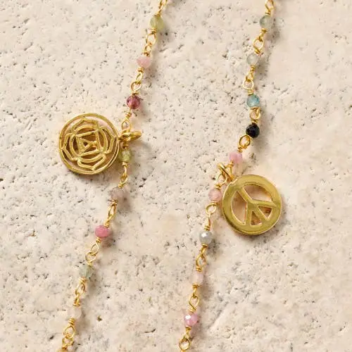 TEN THOUSAND VILLAGES Good Fortune Charm Necklace