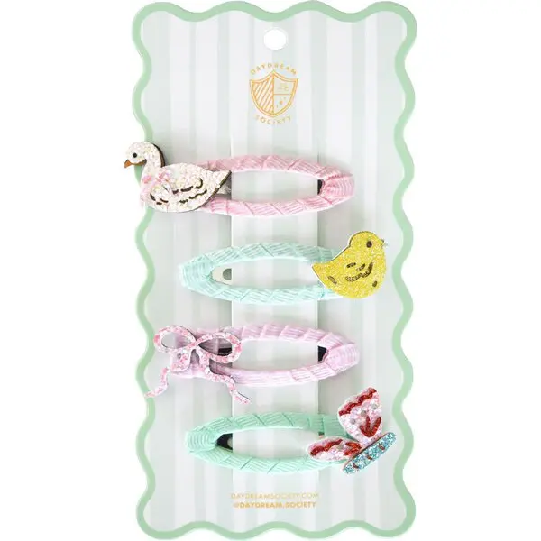 DAYDREAM SOCIETY Silly Goose Hair Clip Set - Assorted Pre-pack