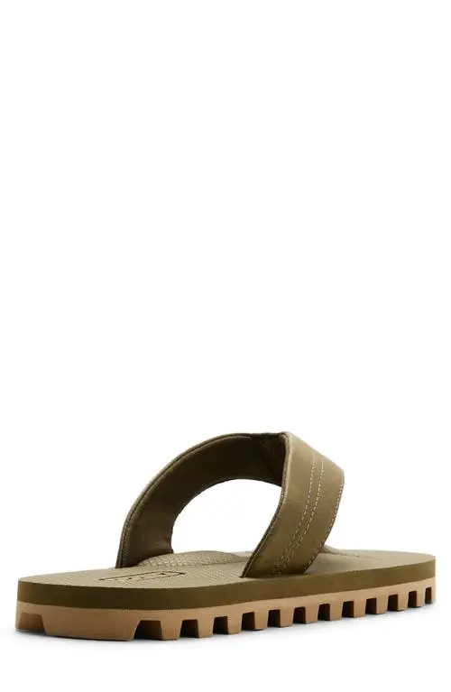 Aldo Hideaway Flip Flop - Khaki