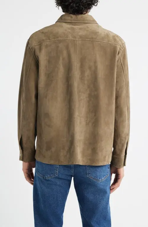 FRAME Suede Shirt Jacket