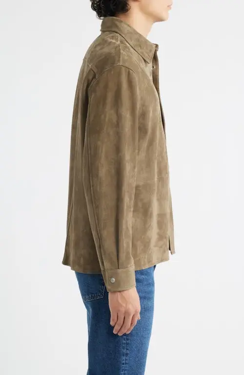 FRAME Suede Shirt Jacket