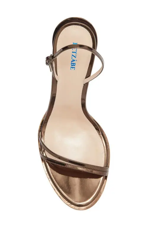 BETZÁBE Bianca Metallic Slingback Sandal
