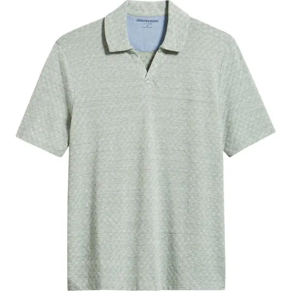 Johnston & Murphy Sedona Basketweave Knit Polo