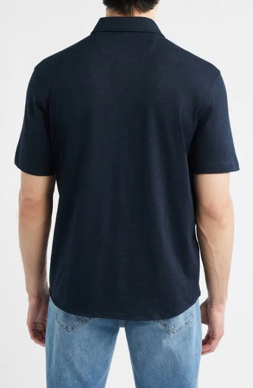 Johnston & Murphy Riley Knit Short Sleeve Button-up Shirt