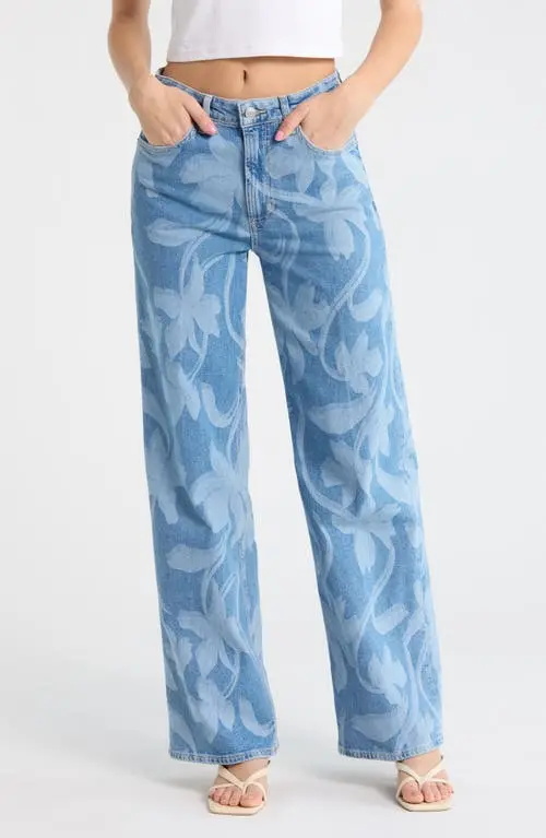 Rails Getty High-waist Wide-leg Jeans - Floral Laser