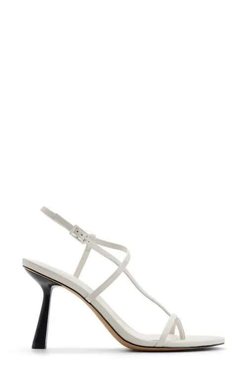 Aldo Slingback Sandal - White/bone