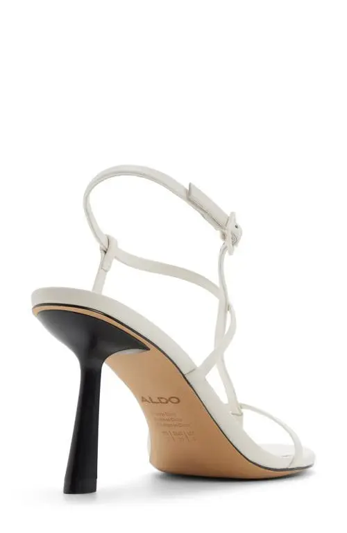 Aldo Slingback Sandal - White/bone