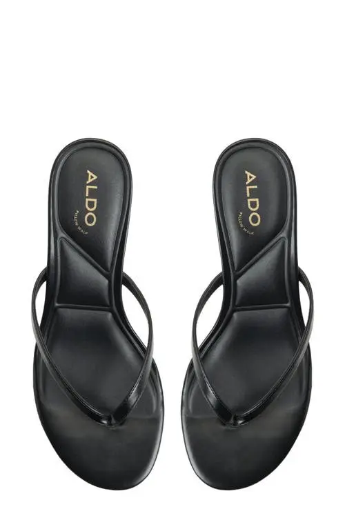 Aldo Lift Flip Flop - Black