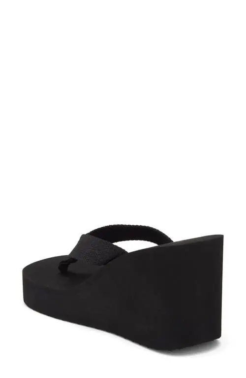 Jeffrey Campbell Astria Platform Wedge Sandal - Black