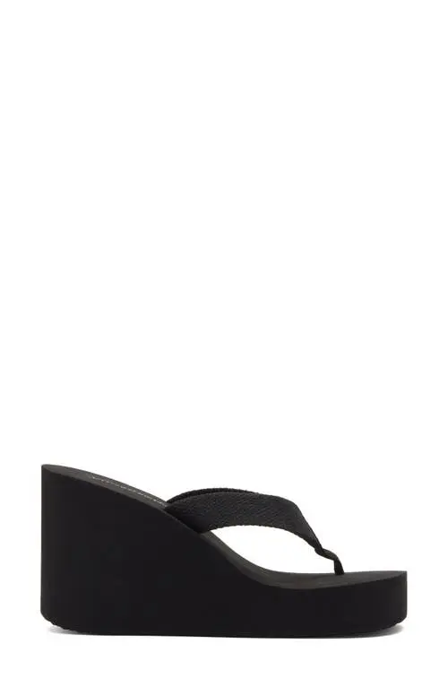 Jeffrey Campbell Astria Platform Wedge Sandal - Black