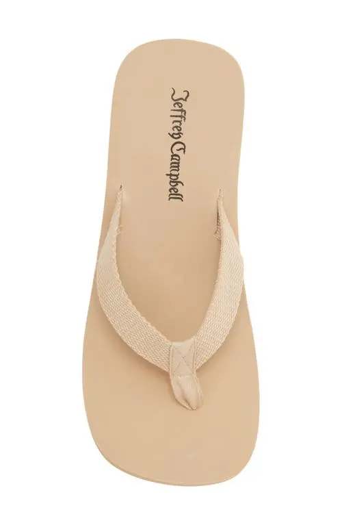Jeffrey Campbell Astria Platform Wedge Sandal - Natural