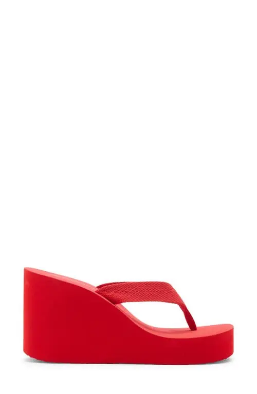 Jeffrey Campbell Astria Platform Wedge Sandal - Red