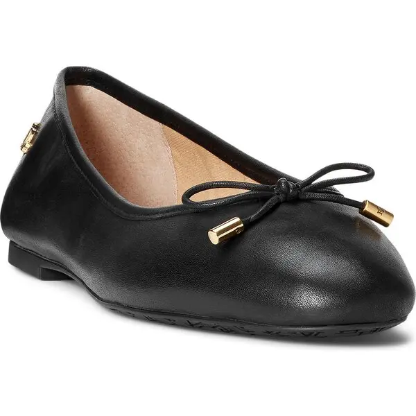 Ralph Lauren Jayna Ballet Flat - Black