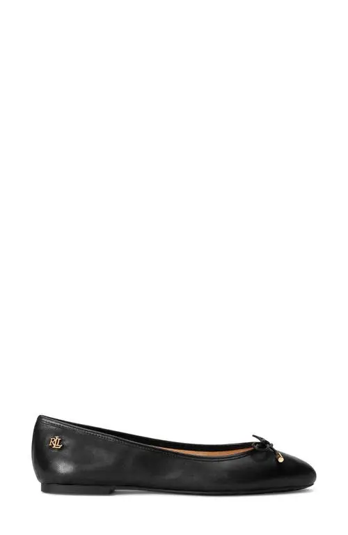 Ralph Lauren Jayna Ballet Flat - Black